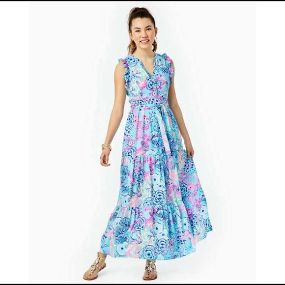 Lilly Pulitzer | Dresses | Destini Maxi Dress | Poshmark